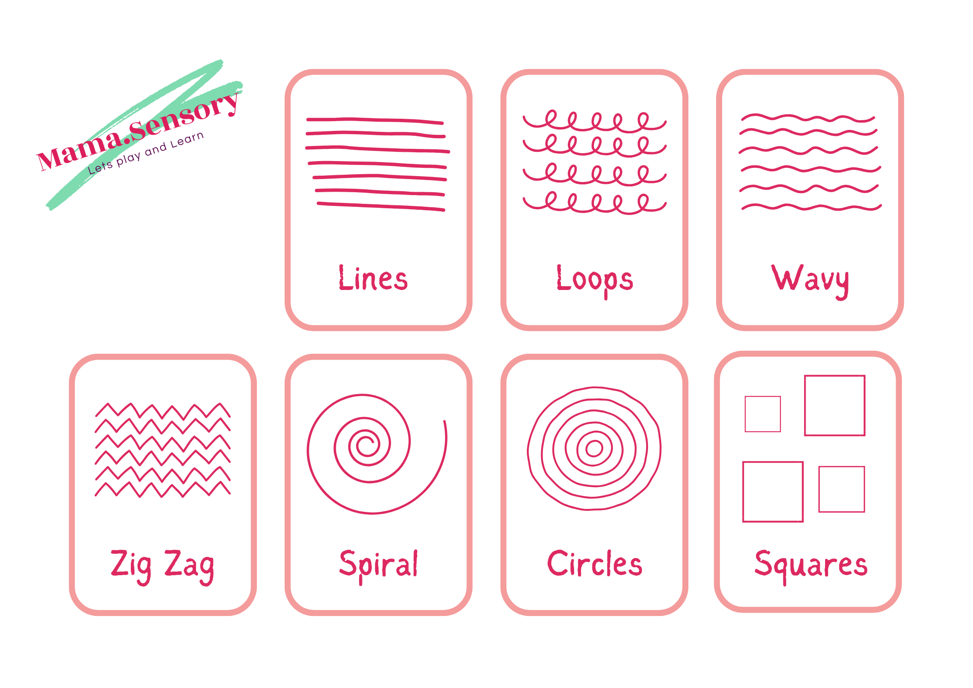 Mark Making Printable – Mama Sensory